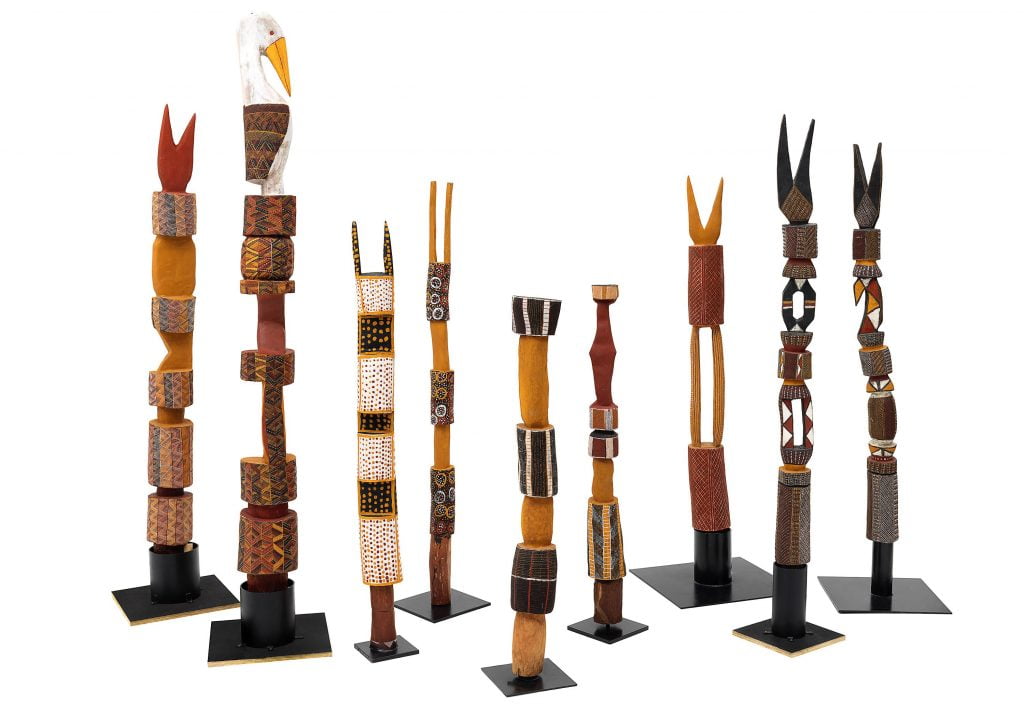 World’s largest Tiwi art exhibition at National G... | National ...